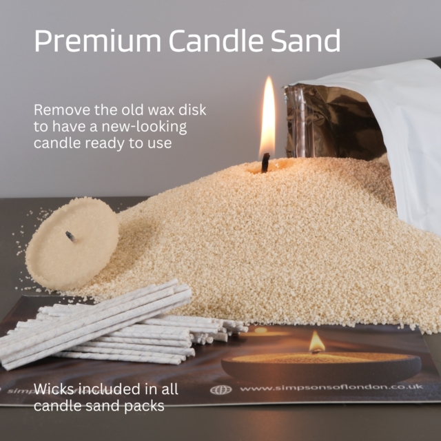 Candle Sand Natural 1kg Pack - Simpsons of London